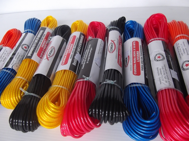 CUERDA PARA COLGAR ROPA X18MTS COLORES - Almacen washington