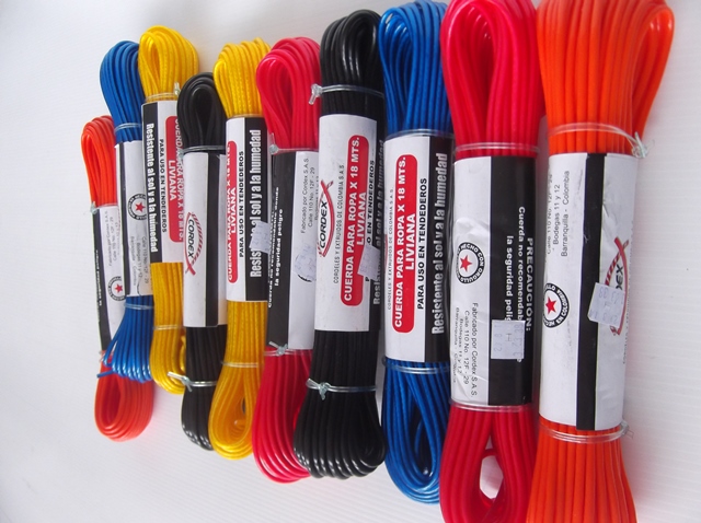 CUERDA PARA COLGAR ROPA X18MTS COLORES - Almacen washington